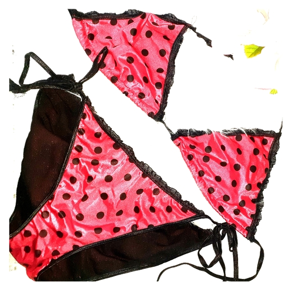 Theresas Treasures | Swim | Poke A Dot Bikini | Poshmark